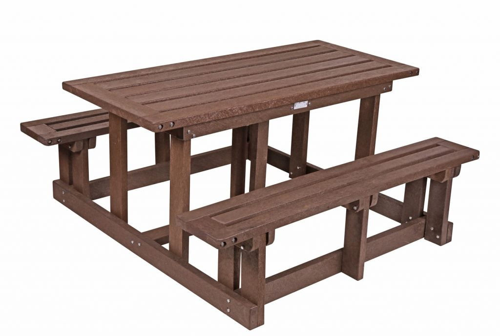 Recycled Plastic Picnic Sets - Green Plastic Wood