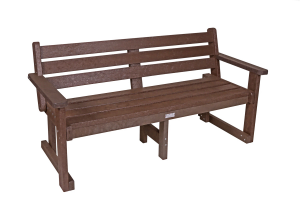 Recycled Plastic Benches - Green Plastic Wood